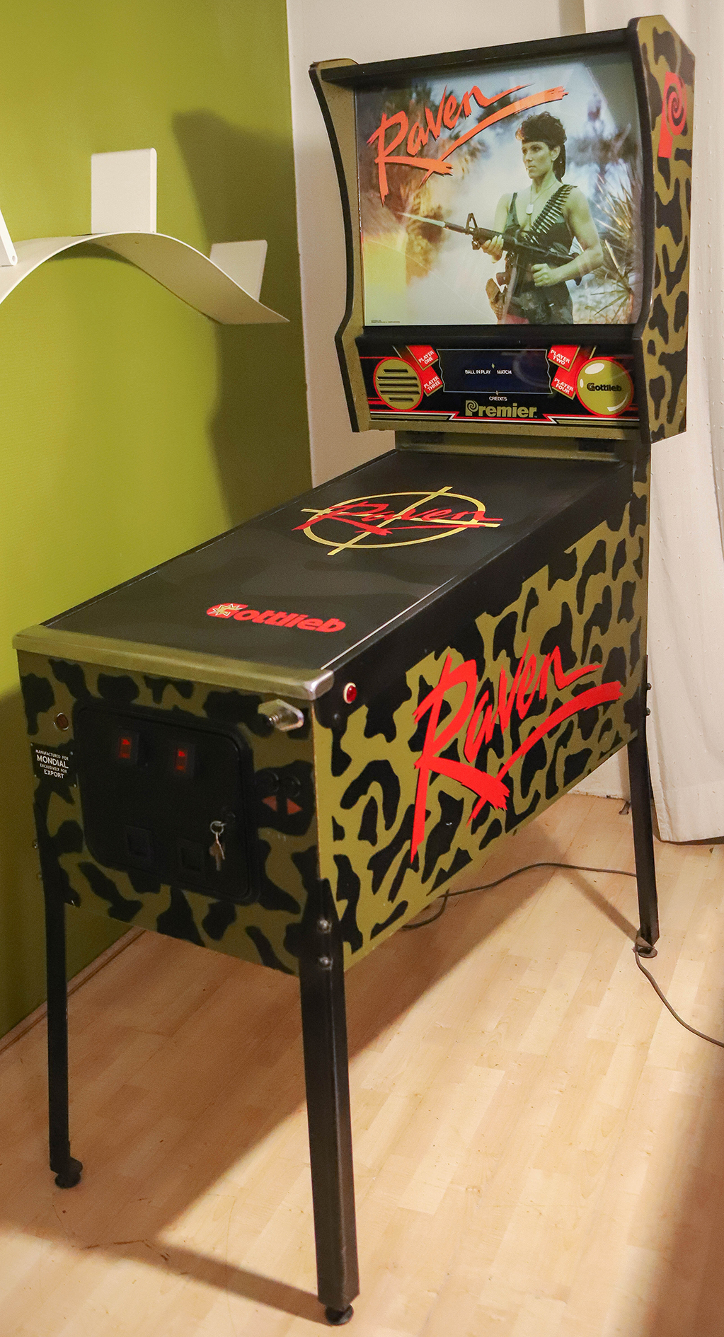 Verkaufe - RAVEN Gottlieb pinball | Flippermarkt